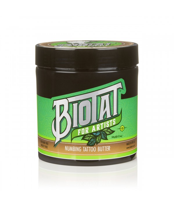 Biotat Numbing Tattoo Butter 500g - Kwadron Tattoo Needles and Supplies