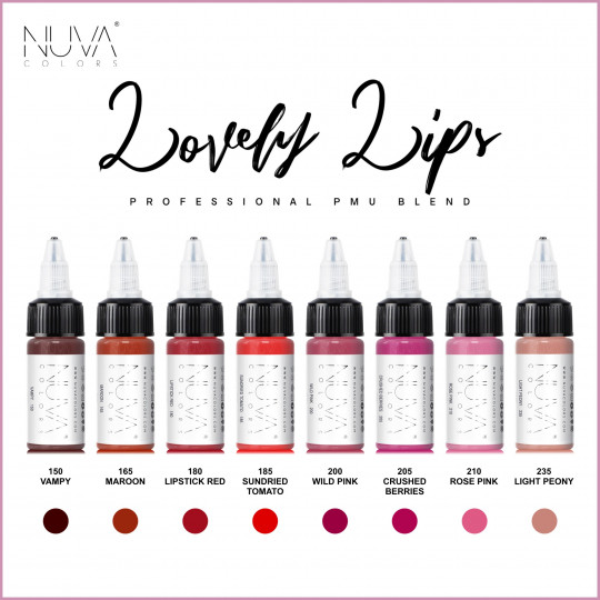 Nuva Colors - Lip Collection Set - 8 x 15ml (Reach Compliant)