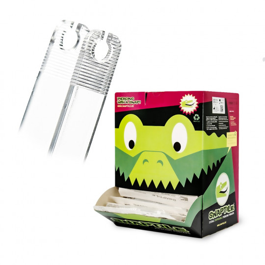 SNAPTILES disposable sterile forceps - box 100pcs. - round