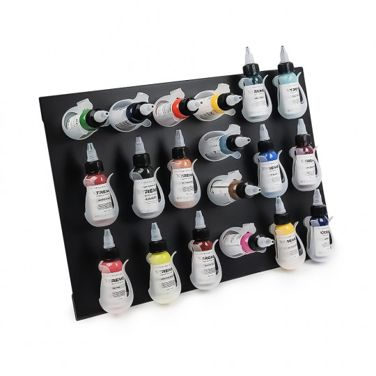 Magnetic MESH tattoo ink display