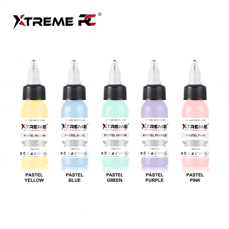 Xtreme Ink - Pastel Set - 5x30ml (Reach Compliant)
